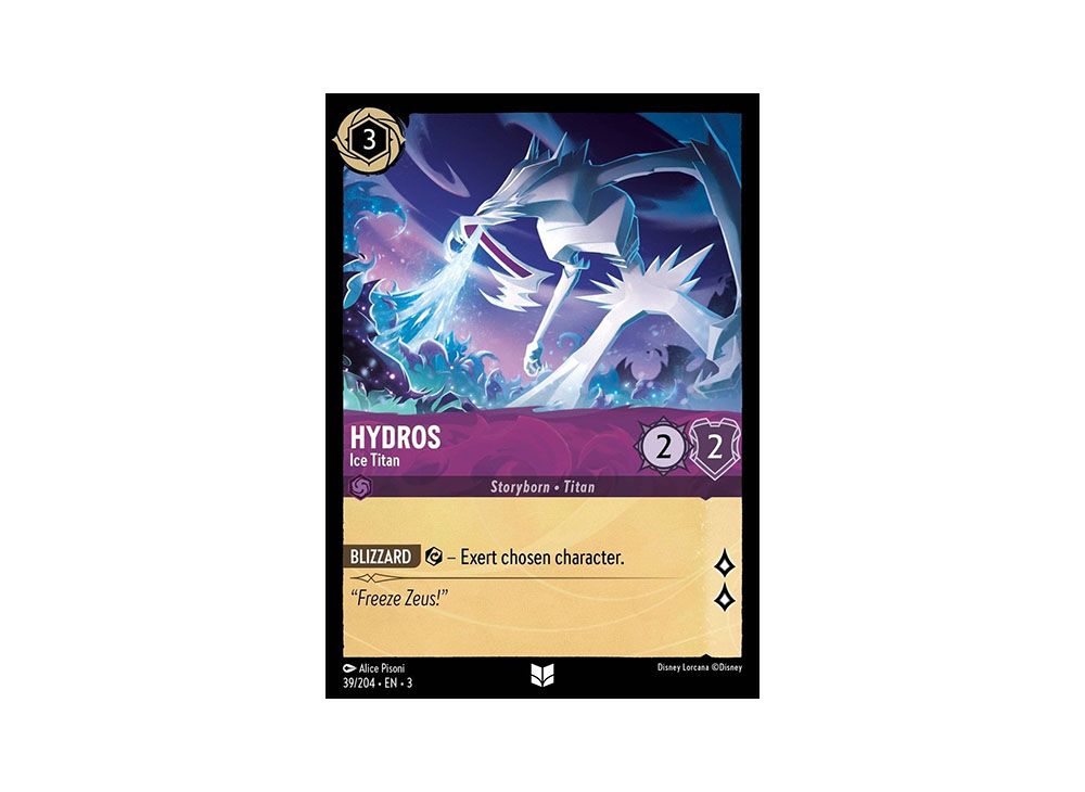 Hydros - Ice Titan UC [39/204 EN-3](Into the Inklands) [English Ver ...