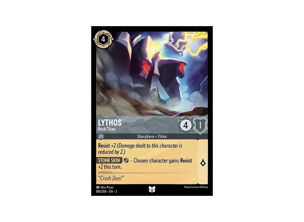 Lythos - Rock Titan UC :Foil [180/204 EN-3]("Into the Inklands") [English Ver.] | SNKRDUNK