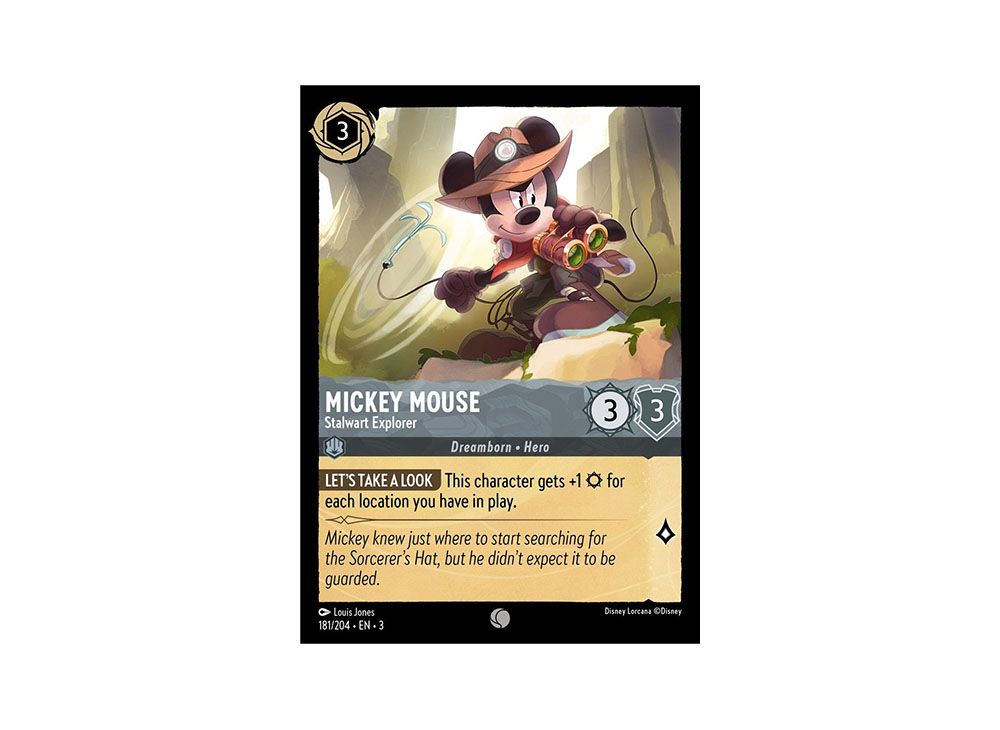 Mickey Mouse - Stalwart Explorer C [181/204 EN-3](Into the Inklands ...