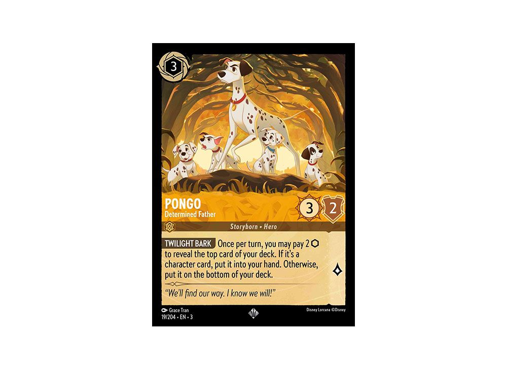 Pongo - Determined Father SR [19/204 EN-3](Into the Inklands) [English ...