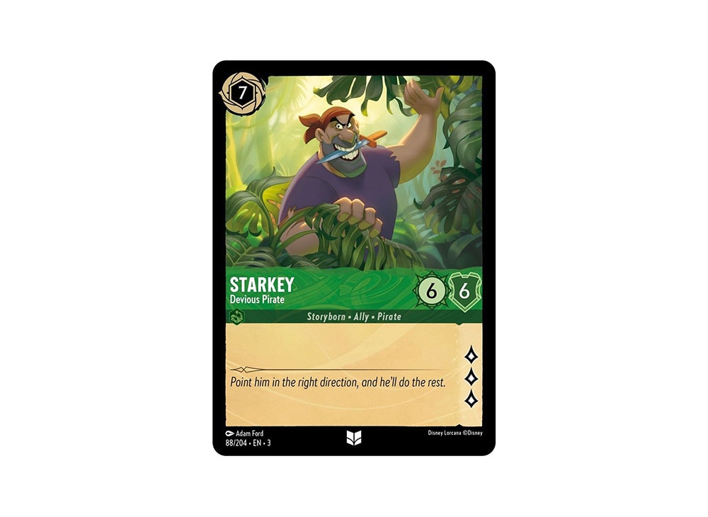 Starkey - Devious Pirate UC [88/204 EN-3](Into the Inklands) [English ...