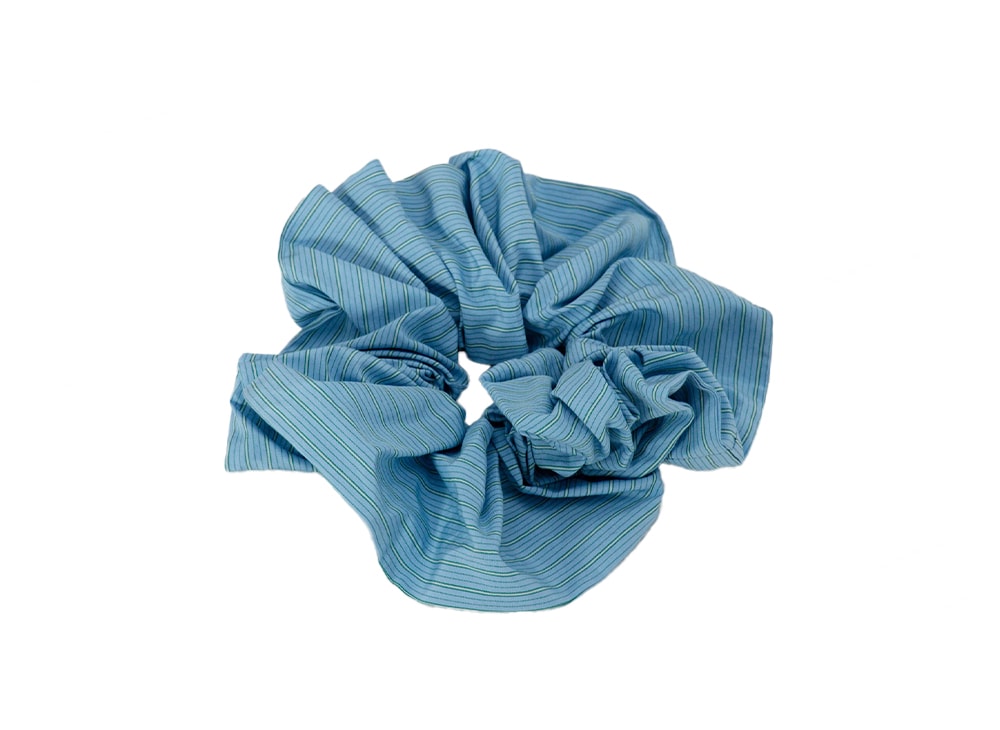 Ernie Palo Stripe Big Scrunchie "Sax" | SNKRDUNK