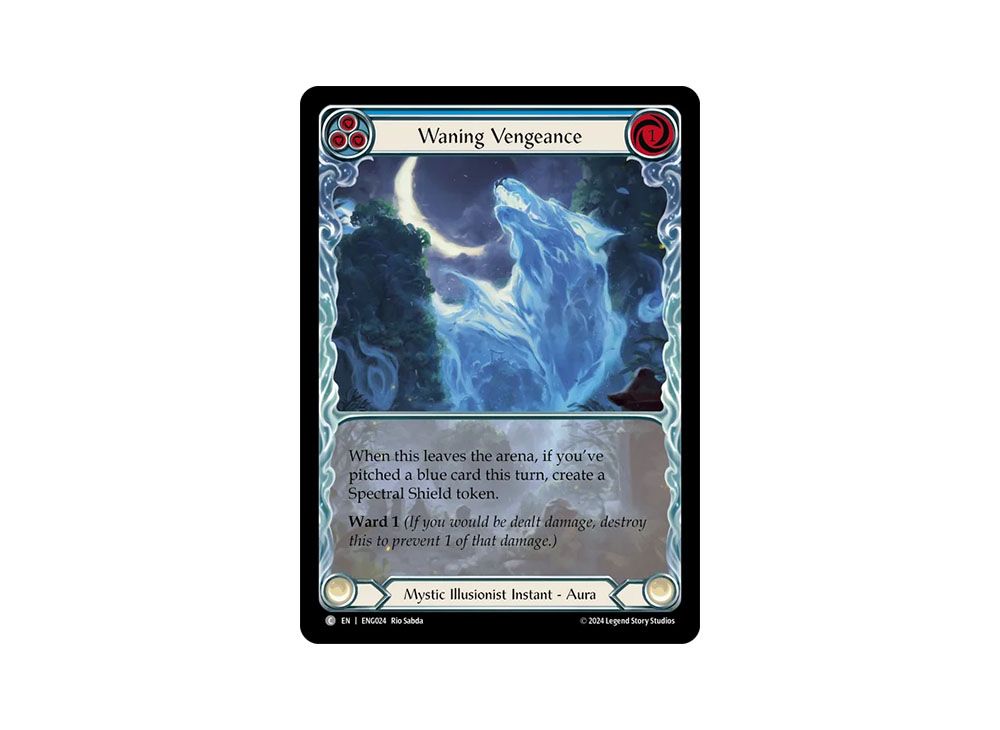 Waning Vengeance C [ENG024] [EN] (Blitz Decks "Part the Mistveil Enigma ...