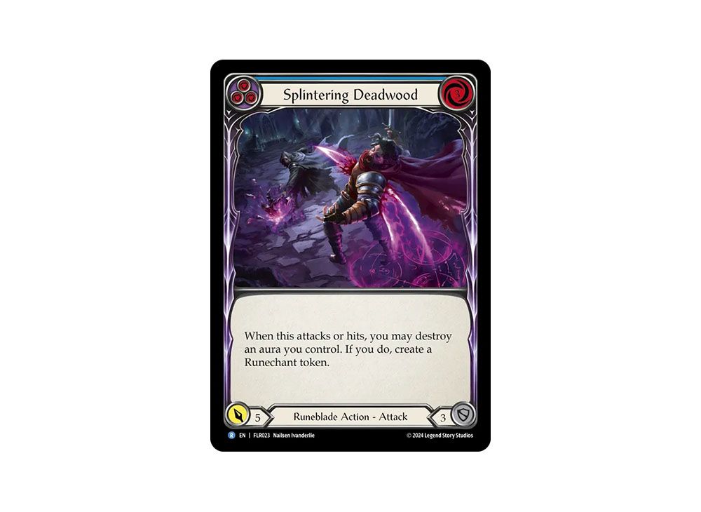 Splintering Deadwood R [FLR023] [EN] (Blitz Decks "Rosetta Florian ...