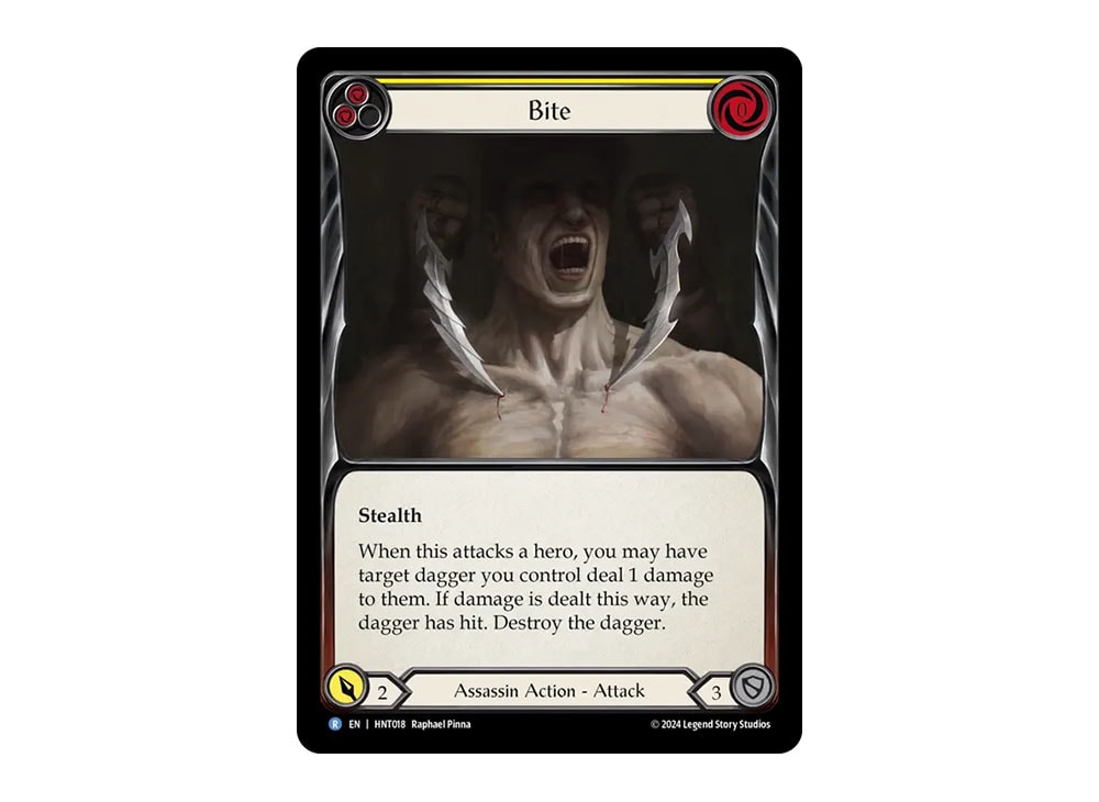 Bite R :RFoil [HNT018] [EN] (Booster Pack "The Hunted") | SNKRDUNK
