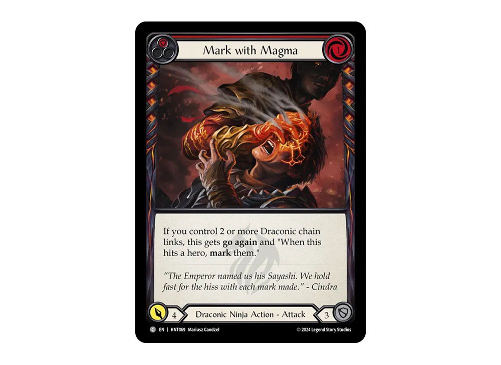 Mark with Magma C [HNT069] [EN] (Booster Pack "The Hunted") | SNKRDUNK