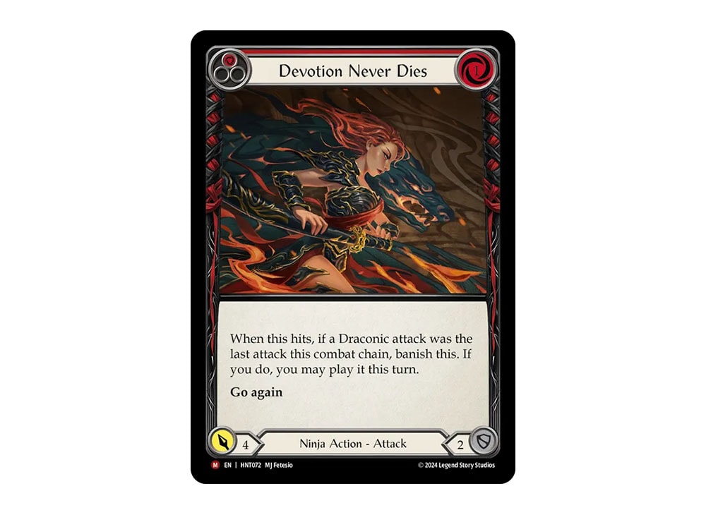 Devotion Never Dies MJ :RFoil [HNT072] [EN] (Booster Pack "The Hunted ...