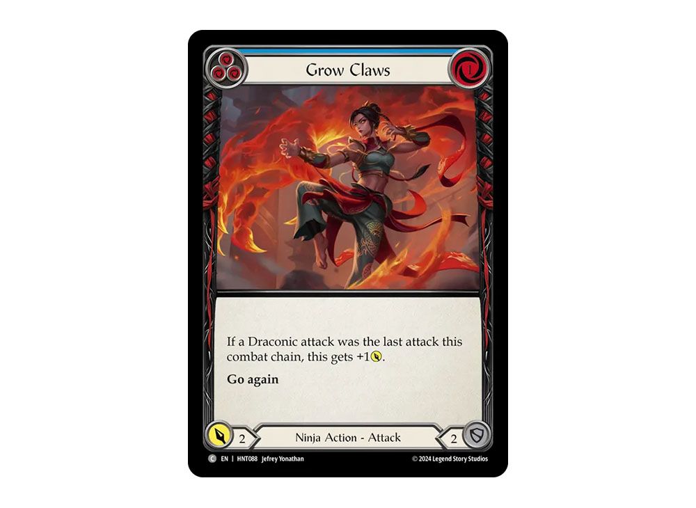 Grow Claws C :RFoil [HNT088] [EN] (Booster Pack "The Hunted") | SNKRDUNK