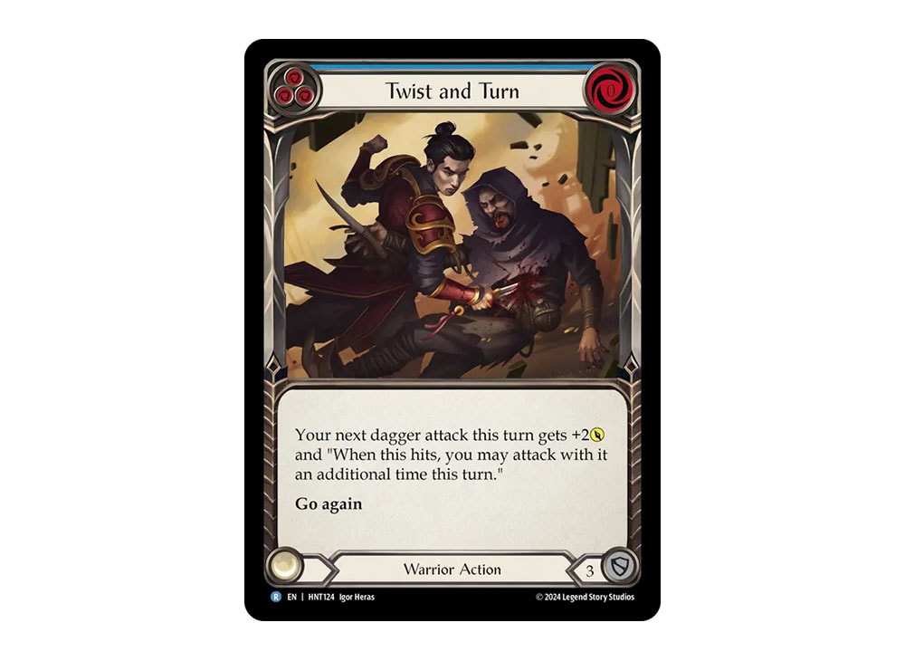 Twist and Turn R :RFoil [HNT124] [EN] (Booster Pack "The Hunted ...