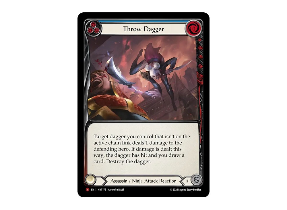 Throw Dagger MJ :RFoil [HNT175] [EN] (Booster Pack "The Hunted") | SNKRDUNK