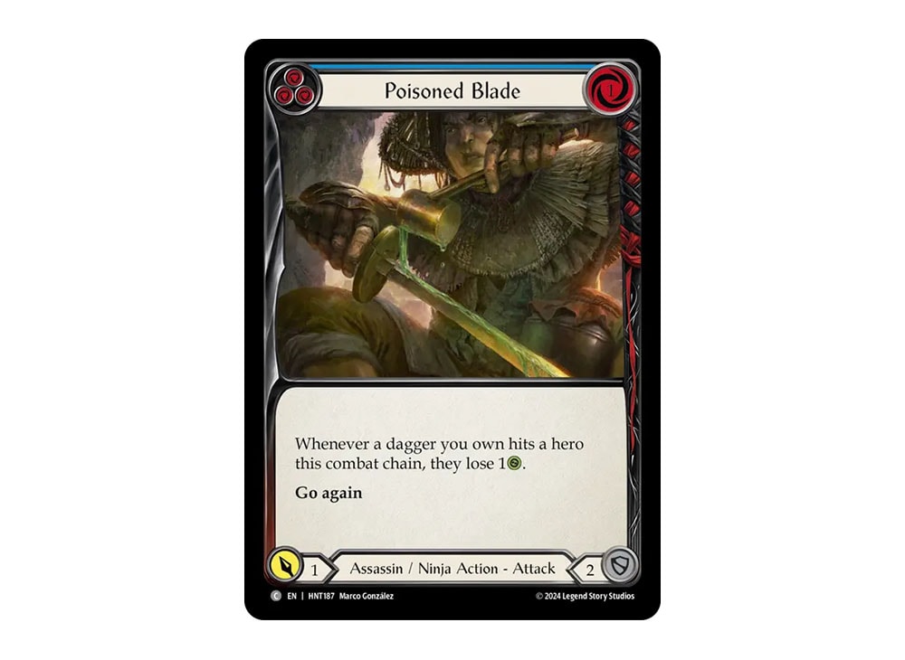Poisoned Blade C [HNT187] [EN] (Booster Pack "The Hunted") | SNKRDUNK