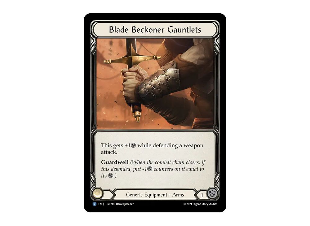 Blade Beckoner Gauntlets R [HNT218] [EN] (Booster Pack "The Hunted ...