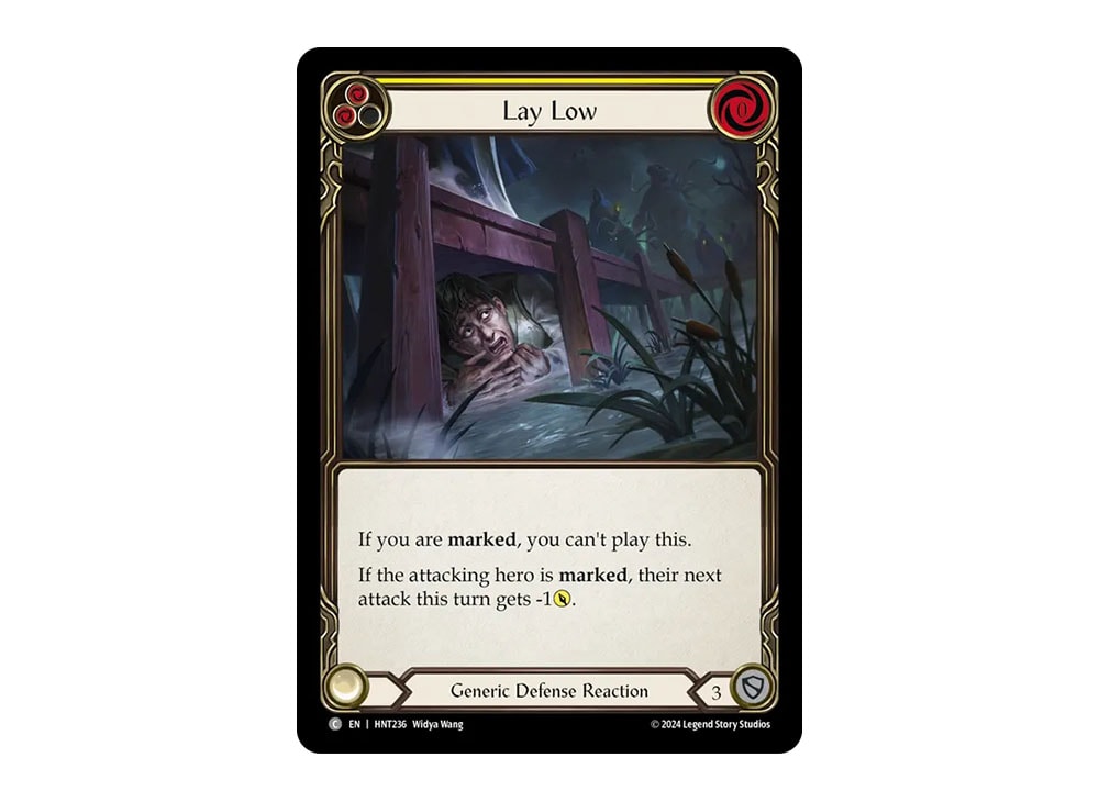 Lay Low C :RFoil [HNT236] [EN] (Booster Pack "The Hunted") | SNKRDUNK