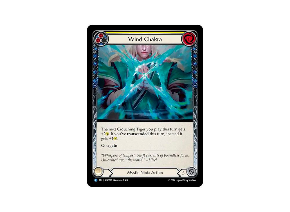 Wind Chakra R [MST055] [EN] (Booster Sets "Part the Mistveil") | SNKRDUNK