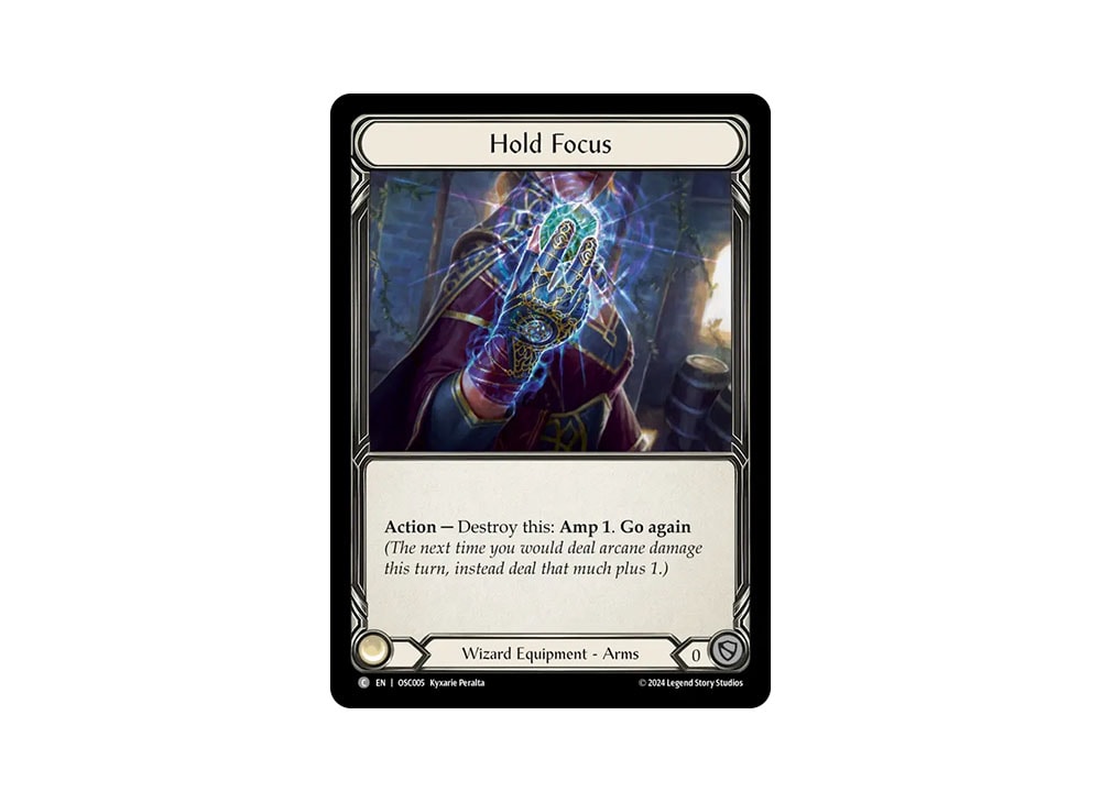 Hold Focus C [OSC005] [EN] (Blitz Decks "Rosetta Oscilio") | SNKRDUNK