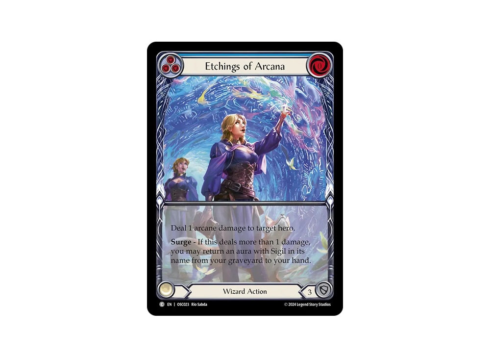 Etchings of Arcana C [OSC023] [EN] (Blitz Decks "Rosetta Oscilio ...