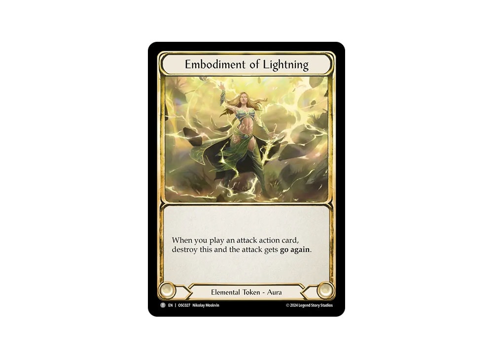 Embodiment of Lightning T [OSC027] [EN] (Blitz Decks "Rosetta Oscilio ...