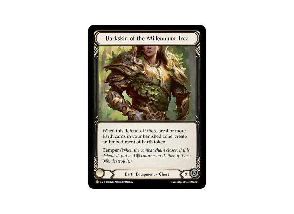 Barkskin of the Millennium Tree L :RFoil [ROS028] [EN] (Booster Sets ...