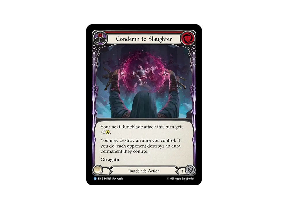 Condemn to Slaughter R [ROS127] [EN] (Booster Sets "Rosetta") | SNKRDUNK