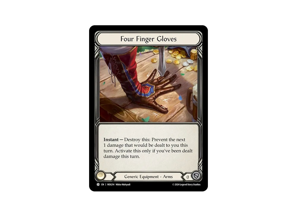 Four Finger Gloves C :CFoil [ROS214] [EN] (Booster Sets "Rosetta ...
