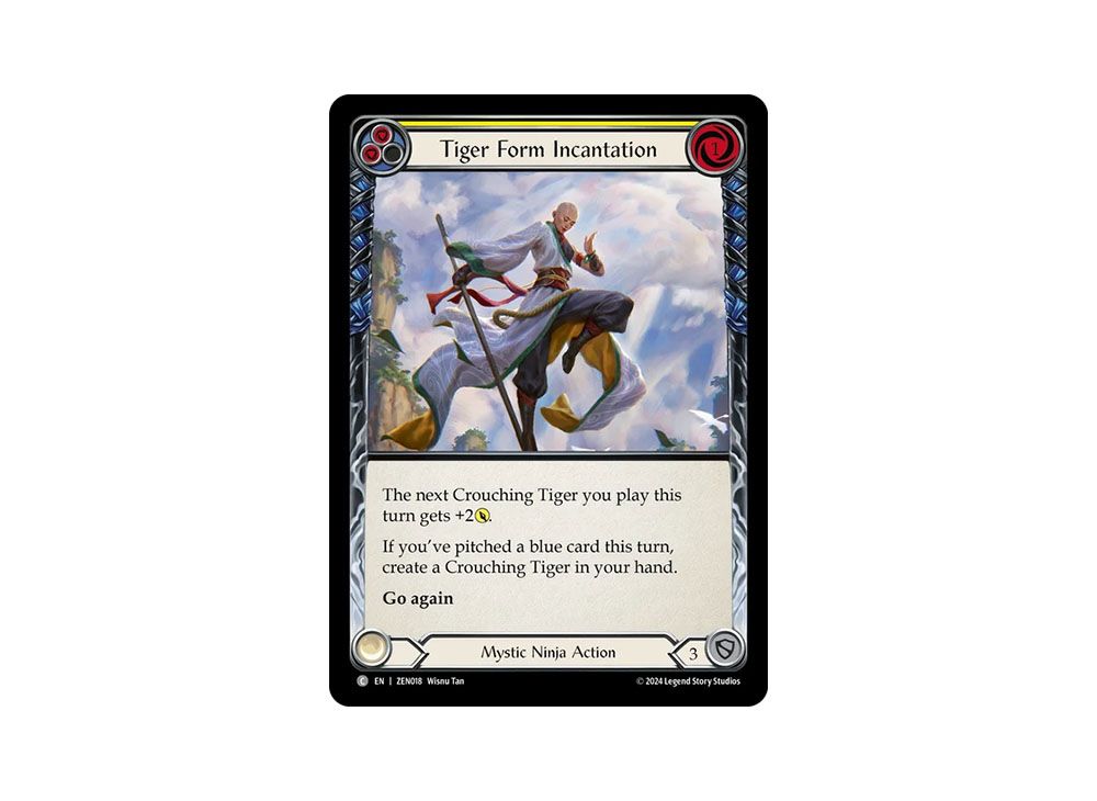 Tiger Form Incantation C [ZEN018] [EN] (Blitz Decks "Part the Mistveil ...
