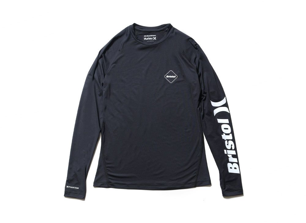 F.C.Real Bristol x Hurley Team Rash Guard "Black" | SNKRDUNK