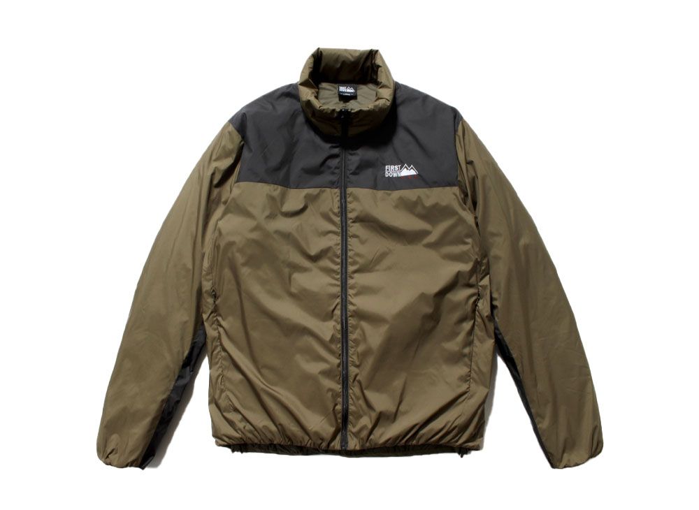 FIRST DOWN INNER DOWN STAND ZIP "Olive"の新品/中古フリマ(通販)｜スニダン
