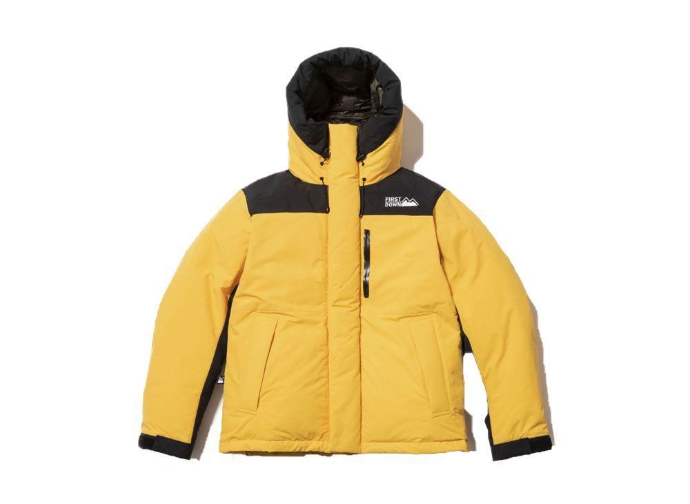 FIRST DOWN DOWN PARKA "Yellow" | SNKRDUNK
