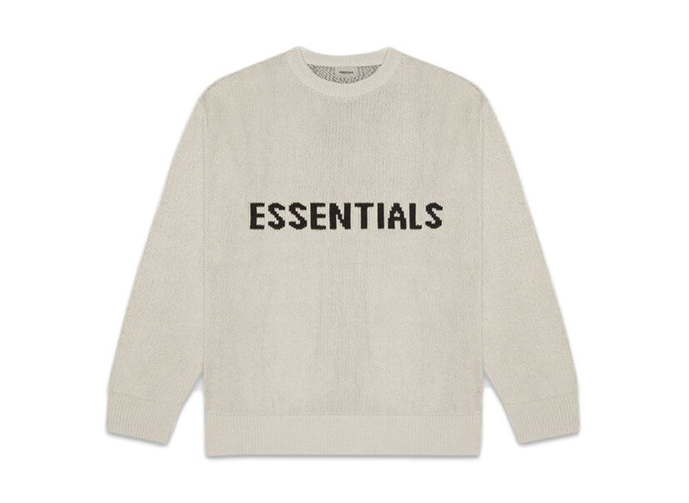 FEAR OF GOD ESSENTIALS Knit Sweater "Moss" | SNKRDUNK