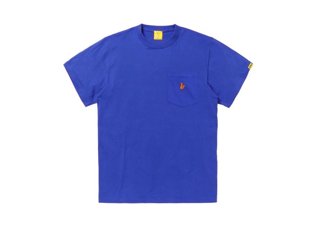 FR2 One point Icon Pocket T-shirt(Blue) "Orange" | SNKRDUNK