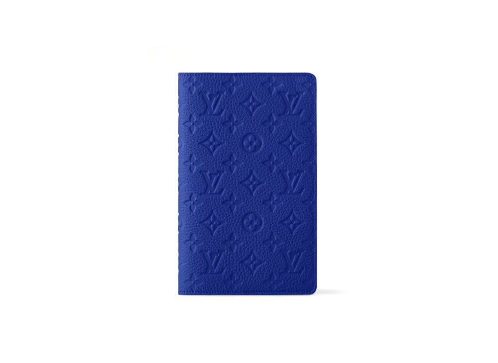 Louis Vuitton Emily Notebook Cover MM Monogram "Indigo Blue" | SNKRDUNK