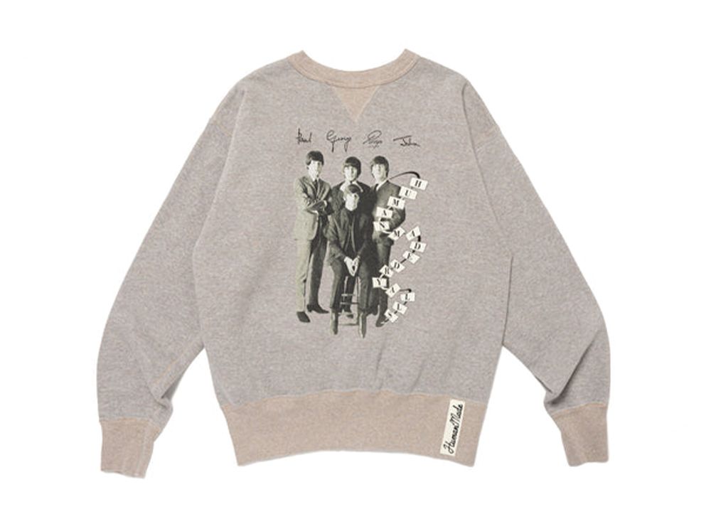 HUMAN MADE Beatles Sweatshirt "Gray" | SNKRDUNK