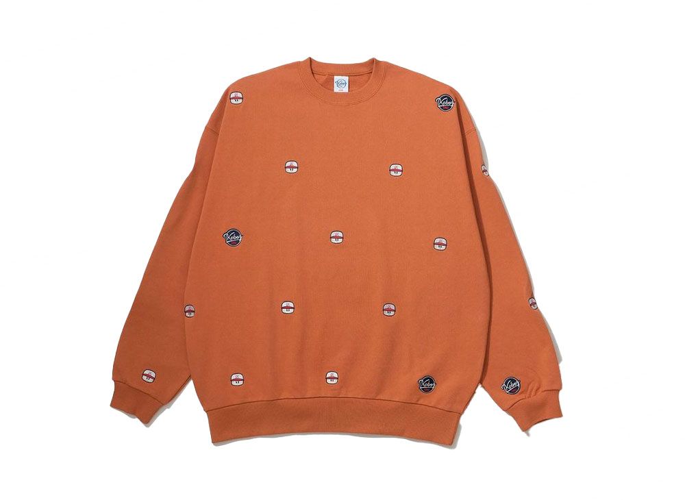 KEBOZ x PAWAPURO Multi Sweat Crewneck "Orange" | SNKRDUNK