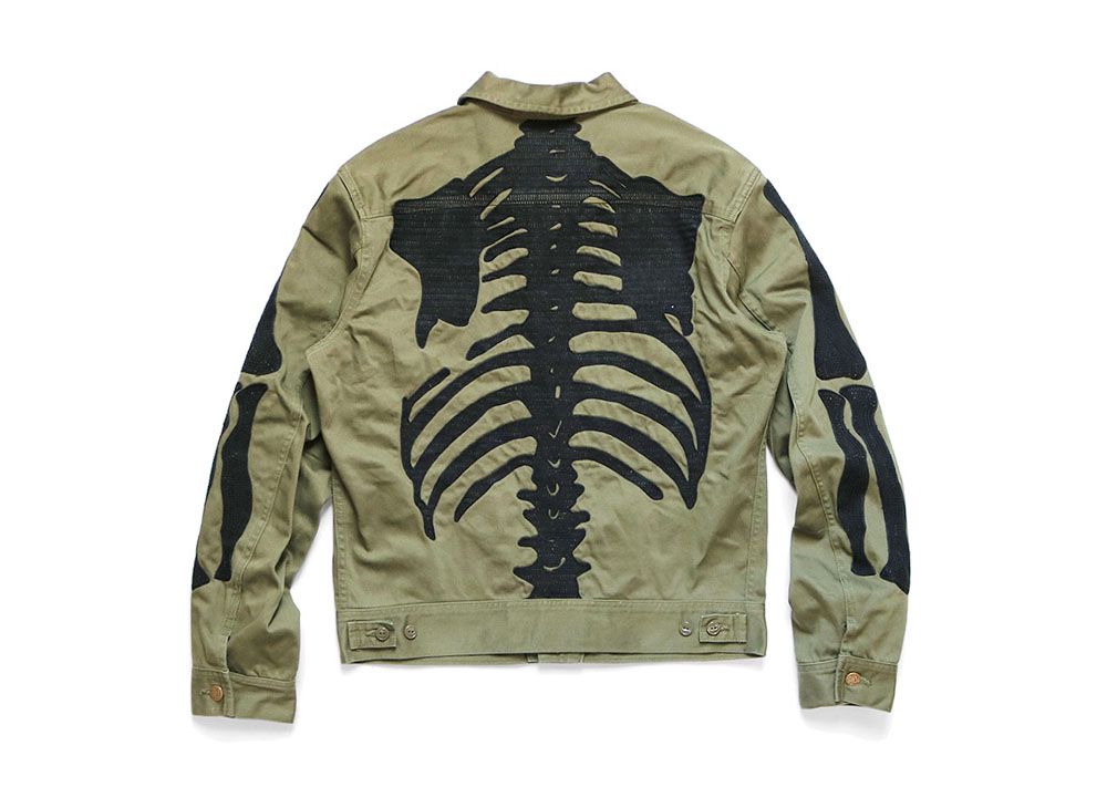 KAPITAL VINTAGE SATIN MEXICAN KANTAKI SEED WESTERNER "Khaki" | SNKRDUNK