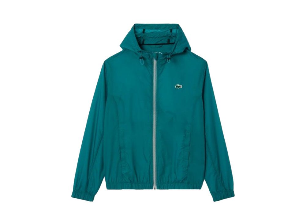 LACOSTE Lightweight Water Repellent Packable Jacket "Blue" | SNKRDUNK