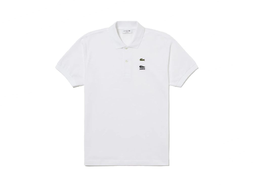 LACOSTE x ONE PIECE Crocodile Logo Embroidered L.12.12 Polo Shirt ...