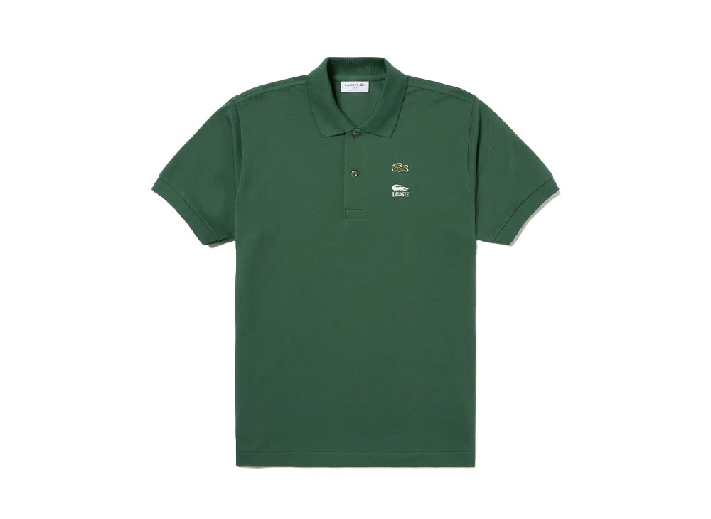 LACOSTE x ONE PIECE Crocodile Logo Embroidered L.12.12 Polo Shirt ...