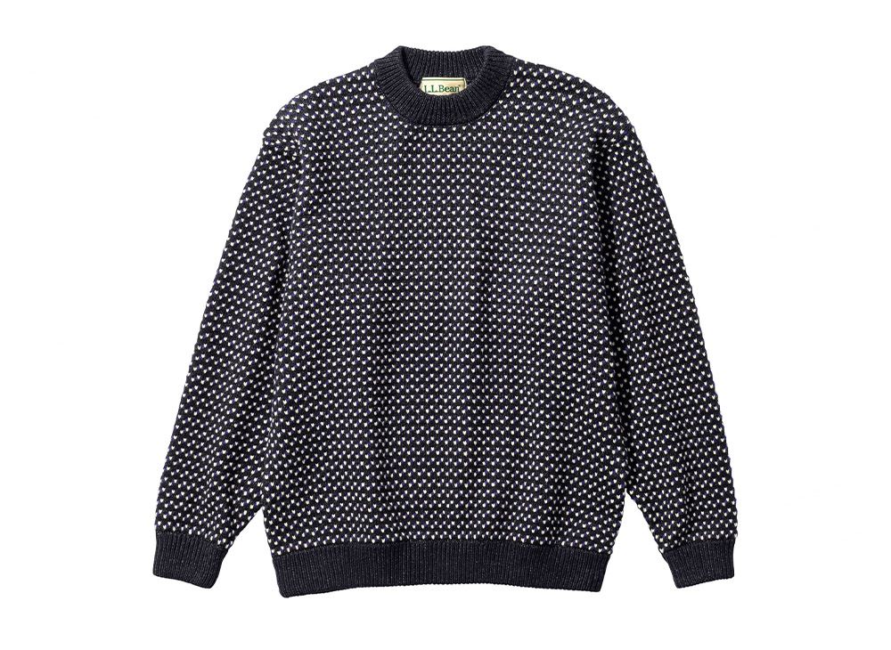 L.L.Bean Wayne Sweater Bird's-Eye "Charcoal/Natural/Purple"の新品/中古フリマ(通販 ...