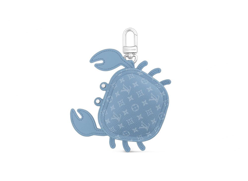 Louis Vuitton LV Crab Bag Charm Monogram Canvas "Bleu" | SNKRDUNK