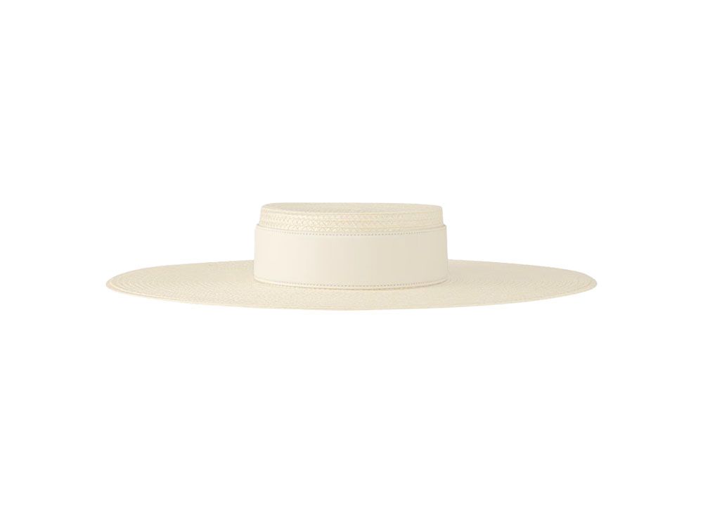 Louis Vuitton Straw Boxy Hat "Vanille/Blanc" | SNKRDUNK