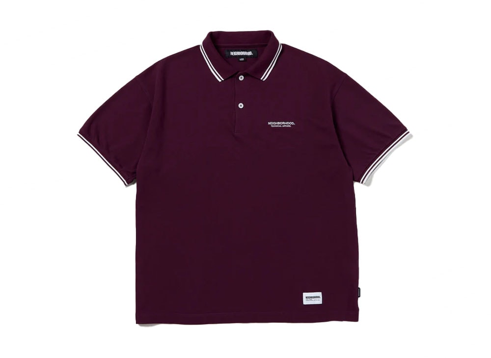 NEIGHBORHOOD Pique Line Poloshirt SS "Burgundy"の新品/中古フリマ(通販)｜スニダン