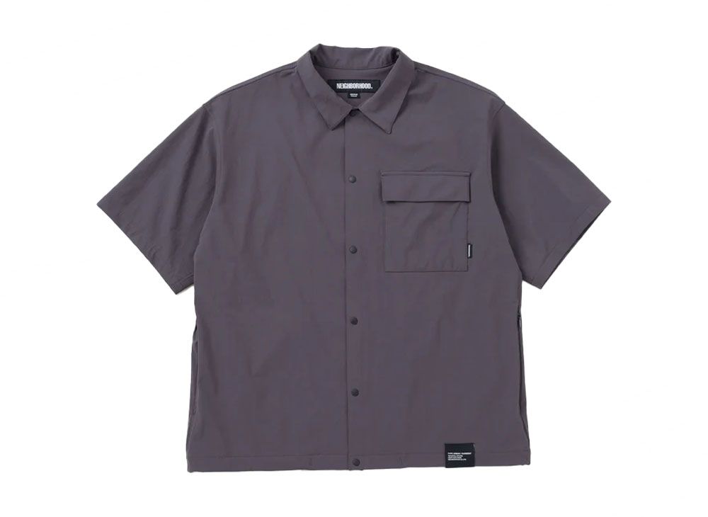 NEIGHBORHOOD Multifunctional Shirt SS "Charcoal" | SNKRDUNK