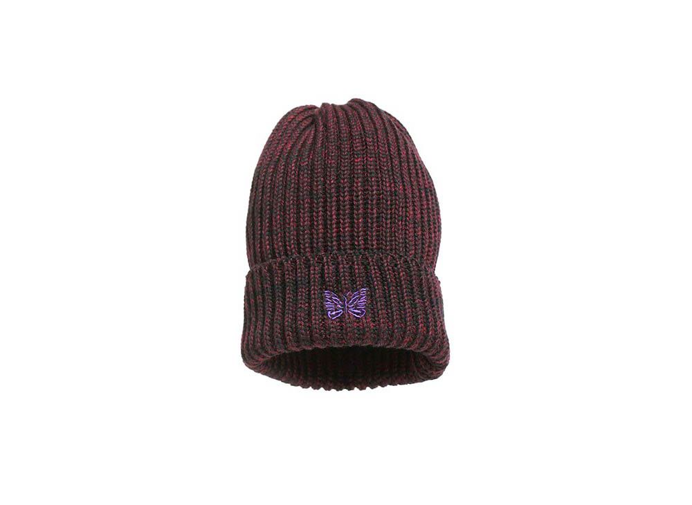 Needles WATCH CAP - MERINO WOOL "Wine" | SNKRDUNK