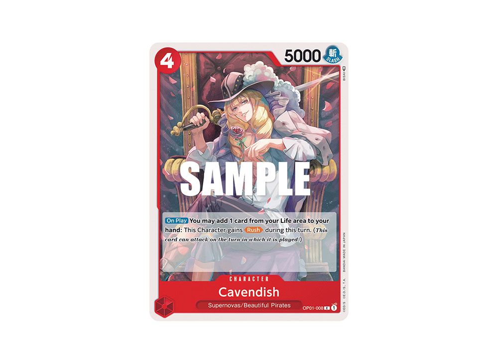 Cavendish C [OP01-008] [EN](Booster Pack "ROMANCE DAWN") | SNKRDUNK