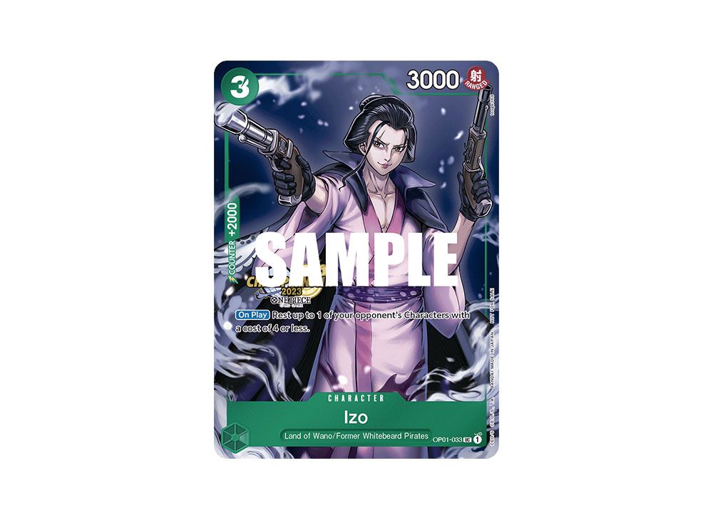 イゾウ UC [OP01-033]【英語版】(プロモーションカード「チャンピオンシップ 2023 セレブレーションパック」)の新品/中古フリマ(通販)｜スニダン