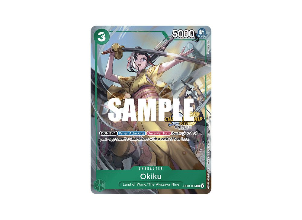 Okiku R [OP01-035] [EN](Promotional Card "Championship 2023 Celebration Pack") | SNKRDUNK
