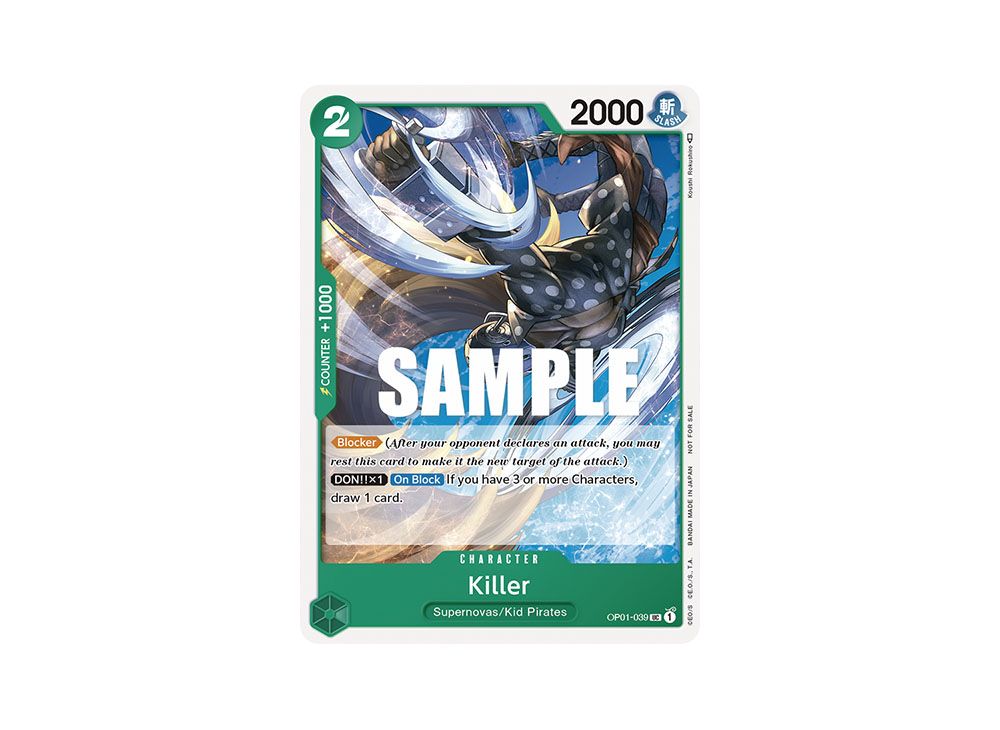 Killer UC [OP01-039] [EN](Promotional Card "Promotion Pack 2023") | SNKRDUNK