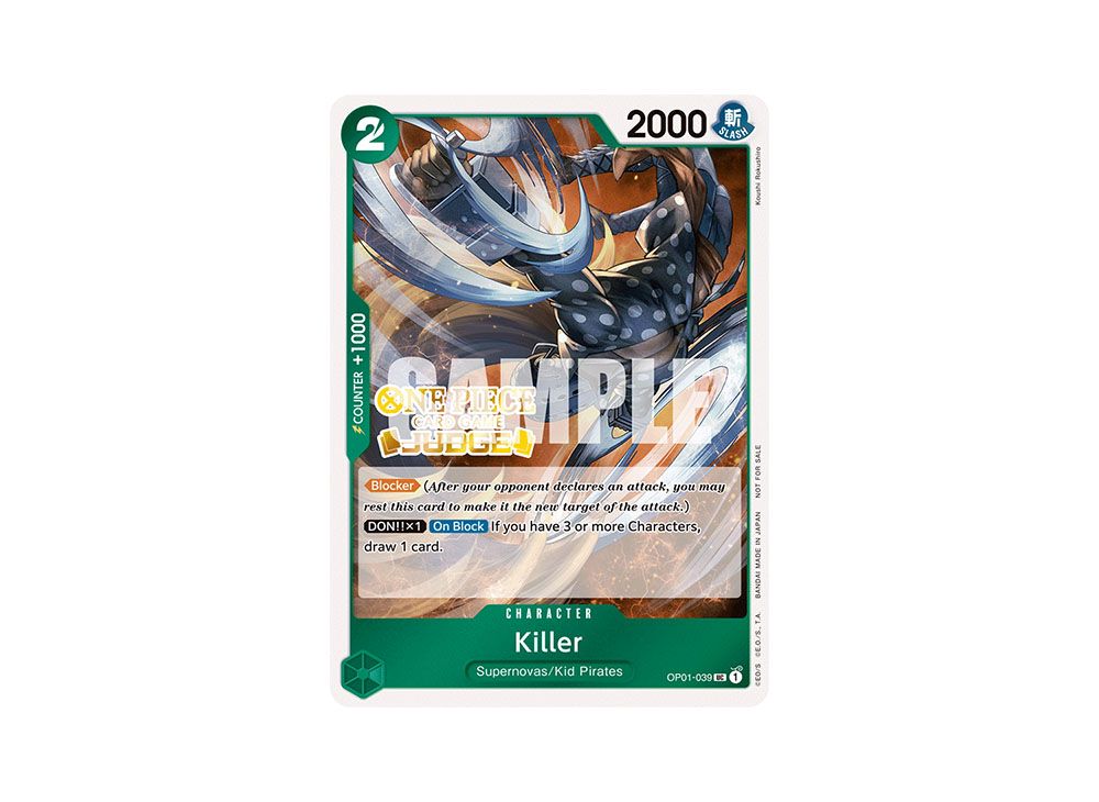Killer UC [OP01-039] [EN](Promotional Card "Judge Pack Vol.3") | SNKRDUNK