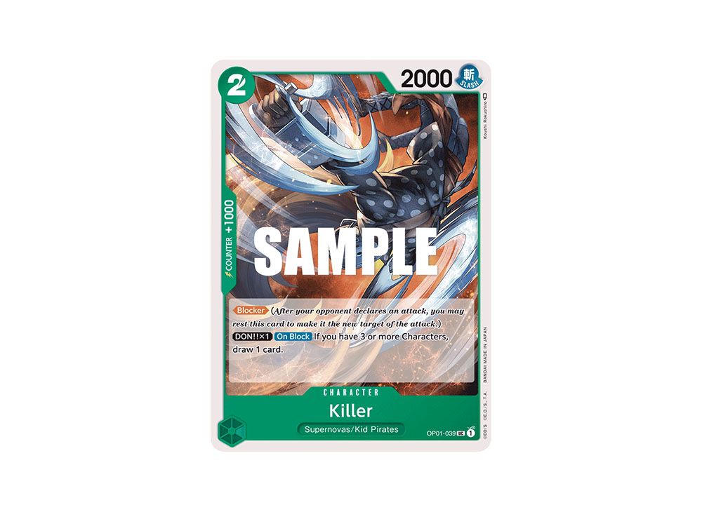 Killer UC [OP01-039] [EN](Booster Pack "ROMANCE DAWN") | SNKRDUNK