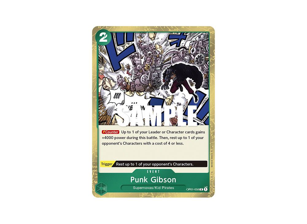 Punk Gibson R [OP01-058] [EN](Booster Pack "ROMANCE DAWN") | SNKRDUNK